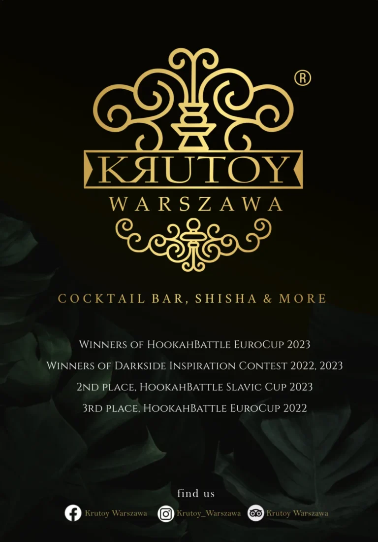 Menu Warszawa – Krutoy Lounge